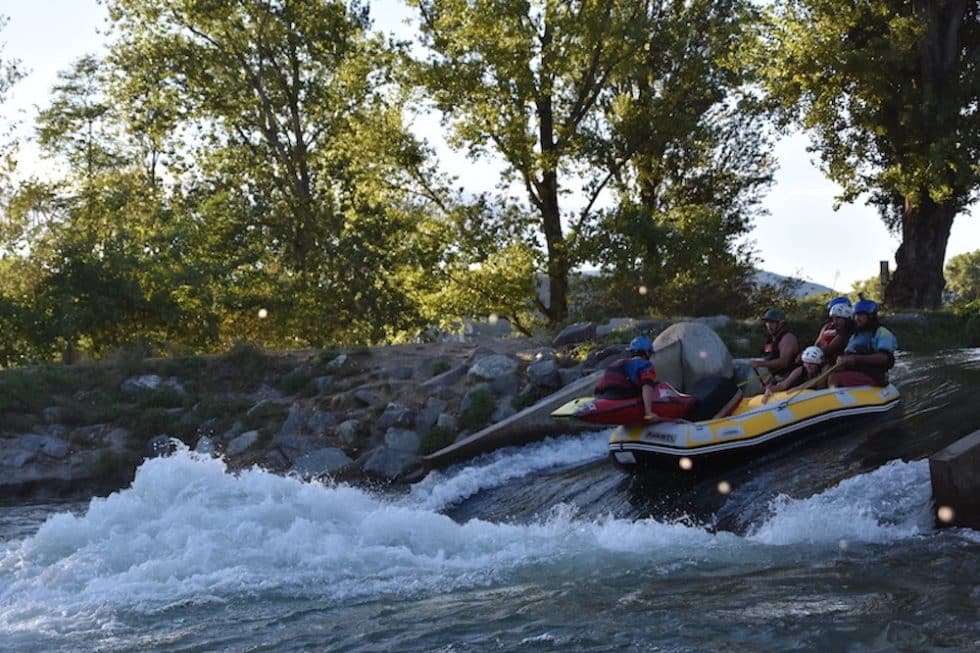 We tried to get catapulted from a Raft to throw a backflip in a kayak ...
